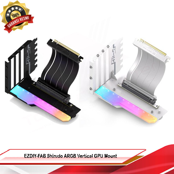 EZDIY-FAB Shirudo ARGB Vertical GPU Mount with High-Speed PCIE 4.0 ...