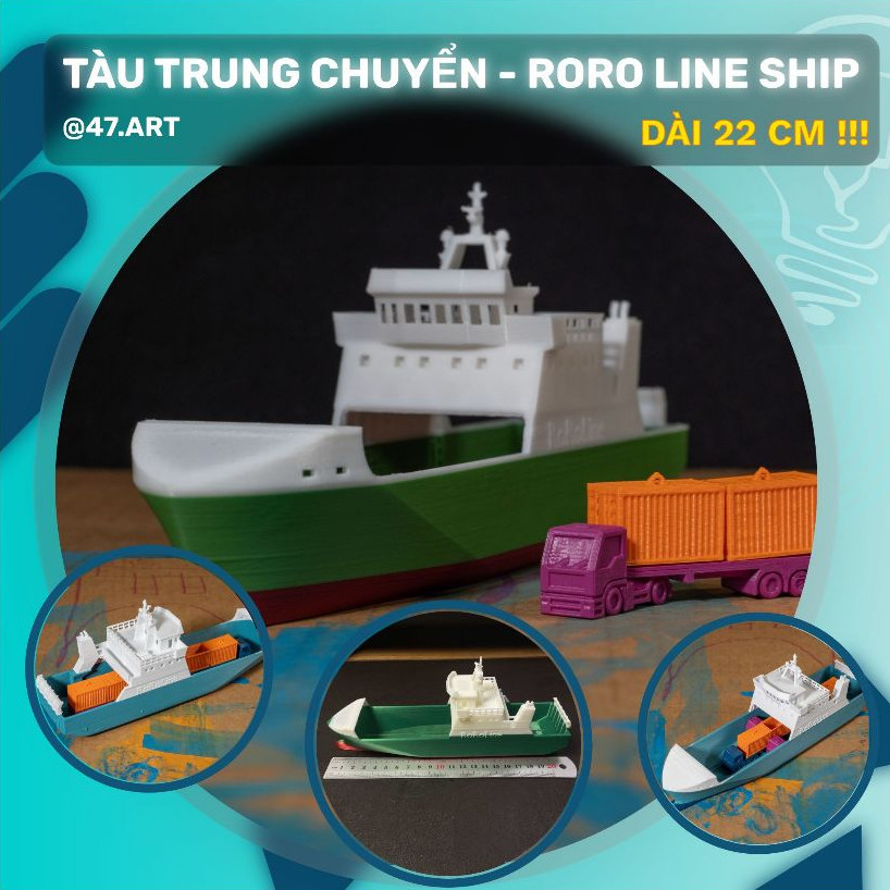 Ship Model - RoRo Line Ship [M.H.V - CAR/CAR/WATER] as project, marine ...