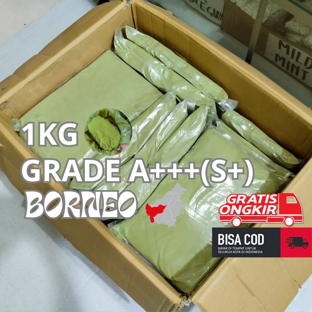 Premium keratonn Kalbar Green Green Tea Natural Kalimantan Coffee A ...