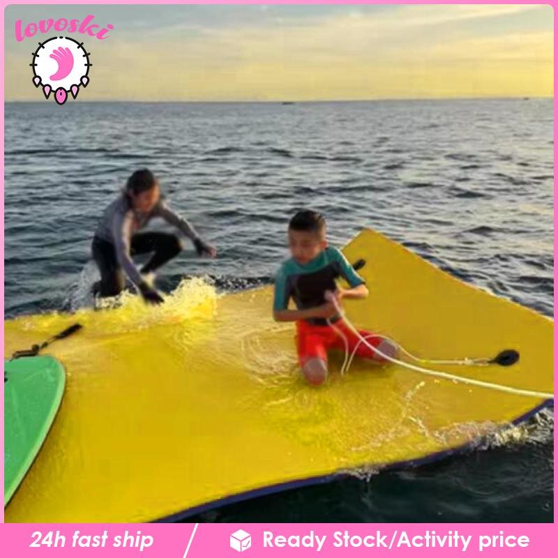 [Lovoski] Water Floating Mat Durable Double Layers Roll up Mattress ...