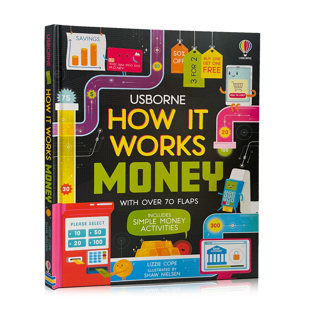 Usborne How It Works Money Montessori Educational English Book for Kids ...