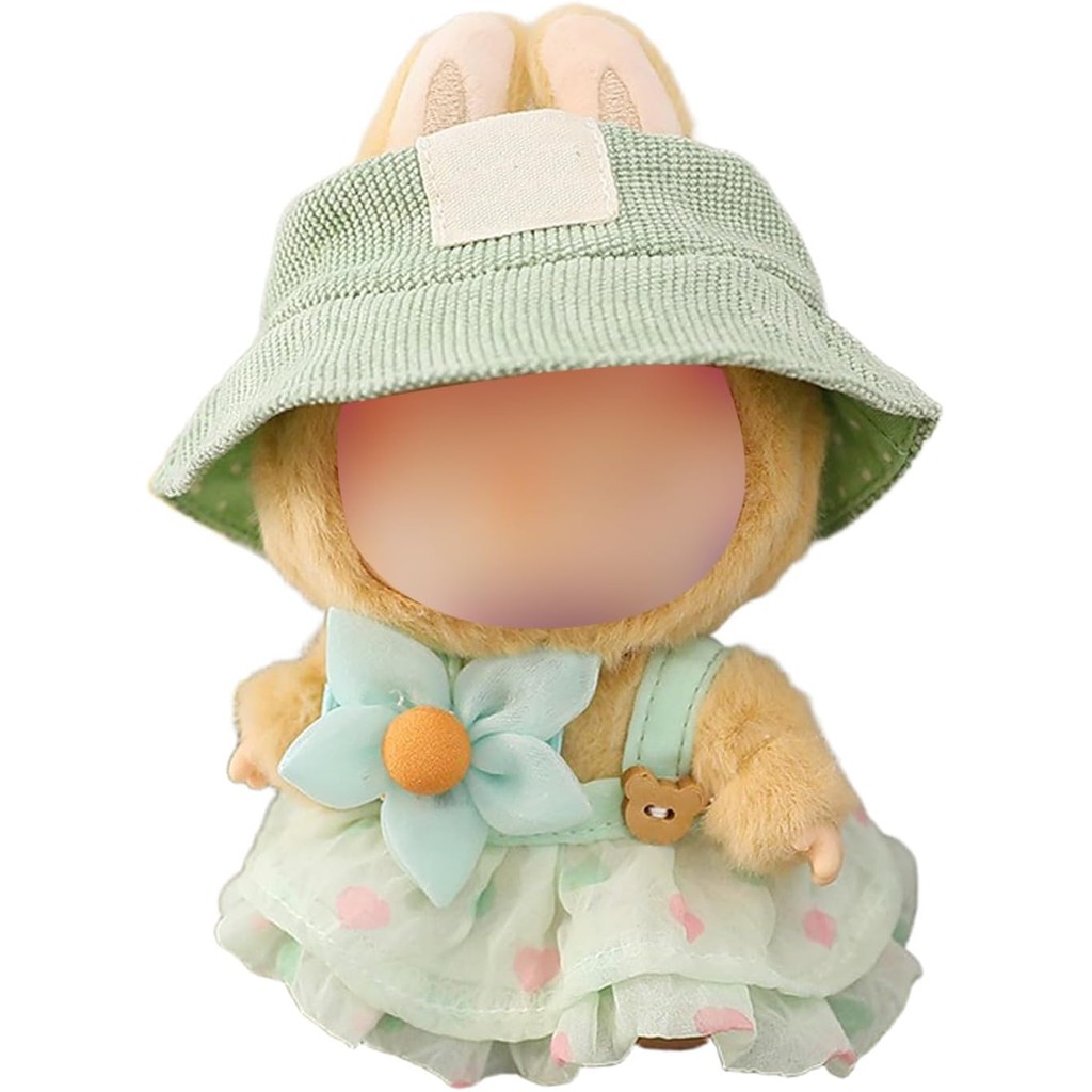 Clothes for Labubu, Skirt Set for Labubu Doll, 2 Piece Set Hat Skirt ...