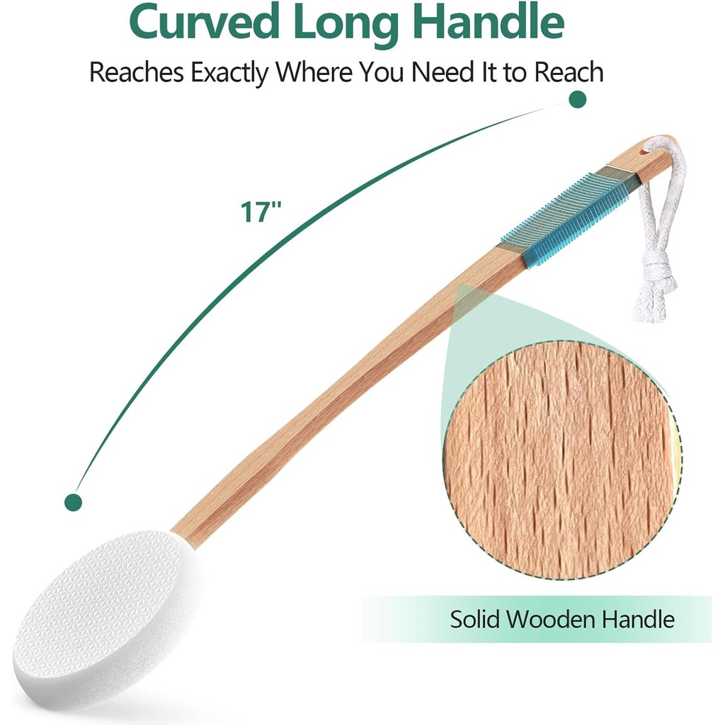 Lotion Applicator With 4 Replaceable Pads for Back, Self, Elderly ...