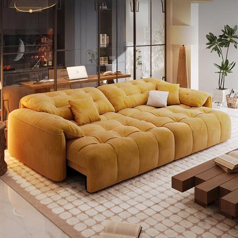 Luxury Living Room Sofas Large European Nordic Electric Modern Foldable ...