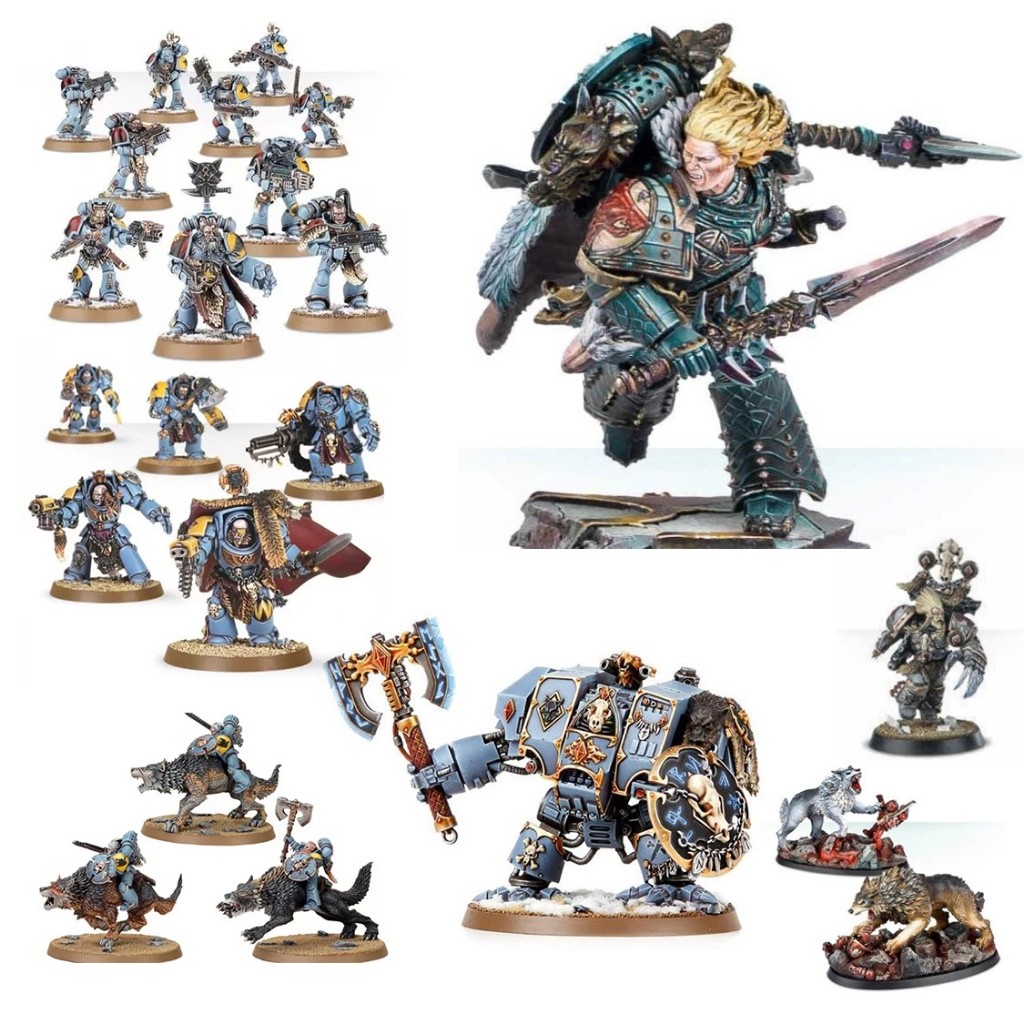 40K Space Wolves, Resin Model (unassembled, unpainted) | Shopee Singapore