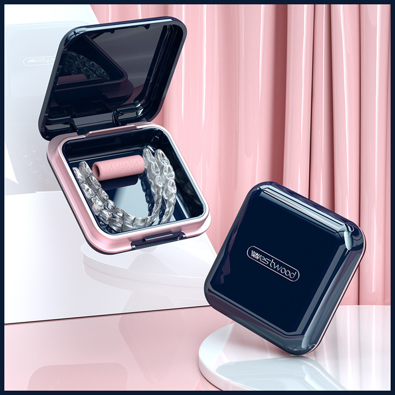 Luxury Dental Mouth Guard Container Dental Retainer Case Denture ...