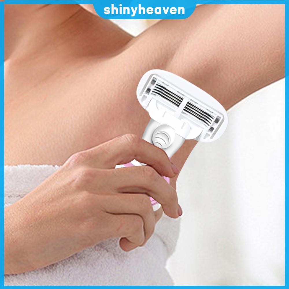 Women Portable Shaver Replaceable Cutter Head Trimmer Hair Shaver 5 ...