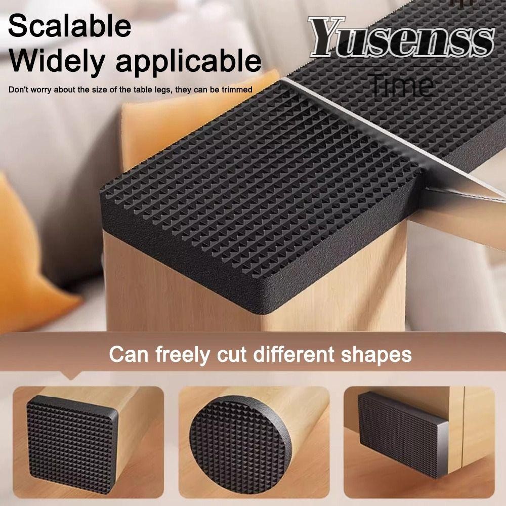 YUSENSS Rubber Pads, Anti Slip Anti-collision Furniture Leg Pad, Self ...