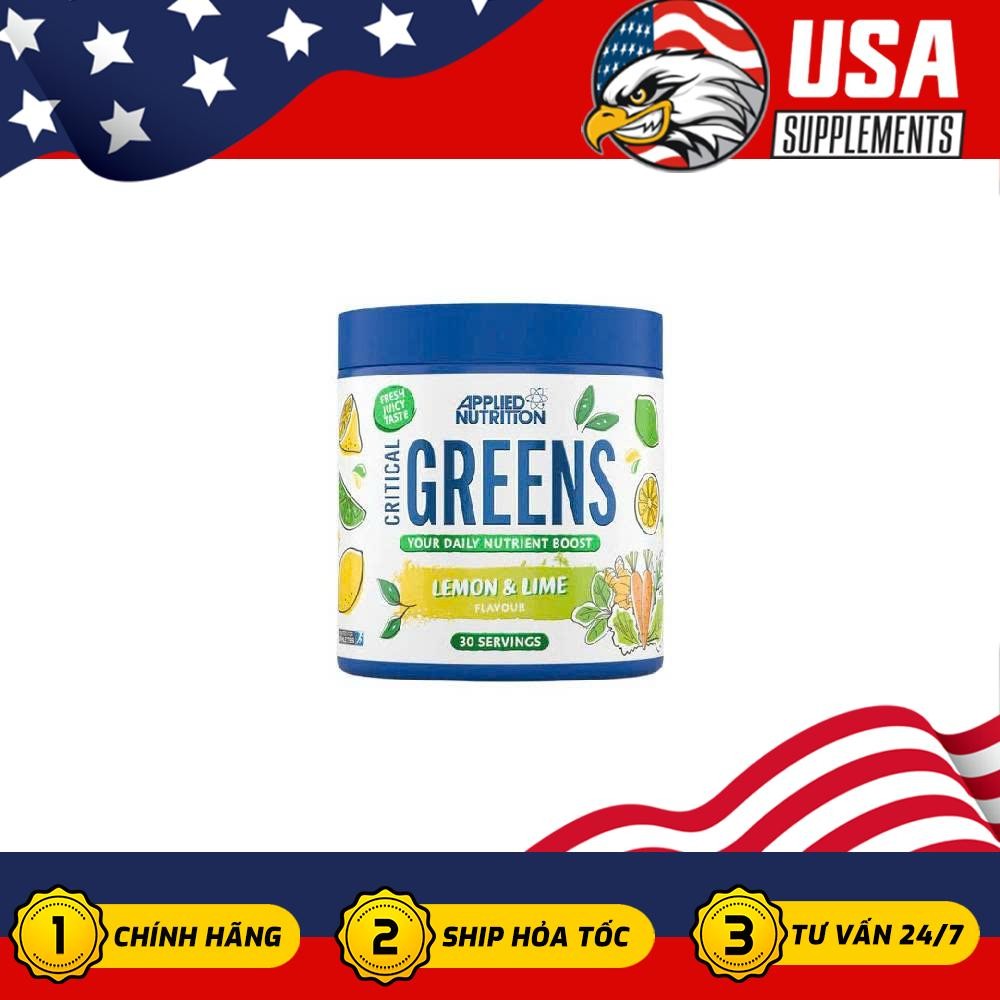 Critical Greens Applied Nutrition - 17 Vegetable Fiber Supplement ...