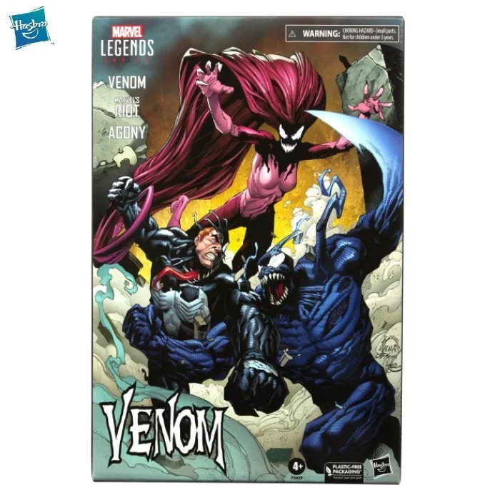 MARVEL Legends Series Venom MARVEL's Riot and Agony Multipack Figure ...