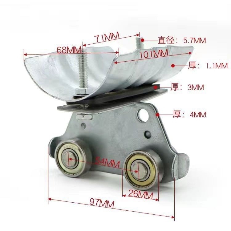 Crane C Channel Steel Pulley U Steel Sliding Block Crane30C Rebar ...