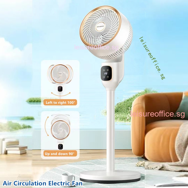 Air Circulation Fan Silent Table Vertical Oscillating Standing Fan With ...