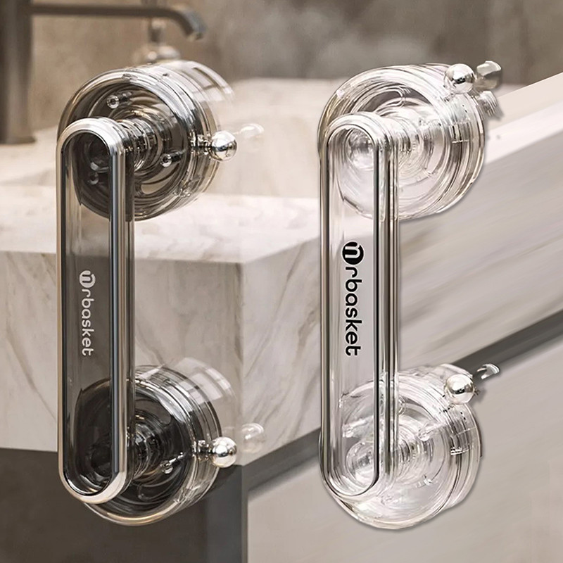Strong Suction Cup Handrail Bathroom Reusable Handle For Bathroom ...
