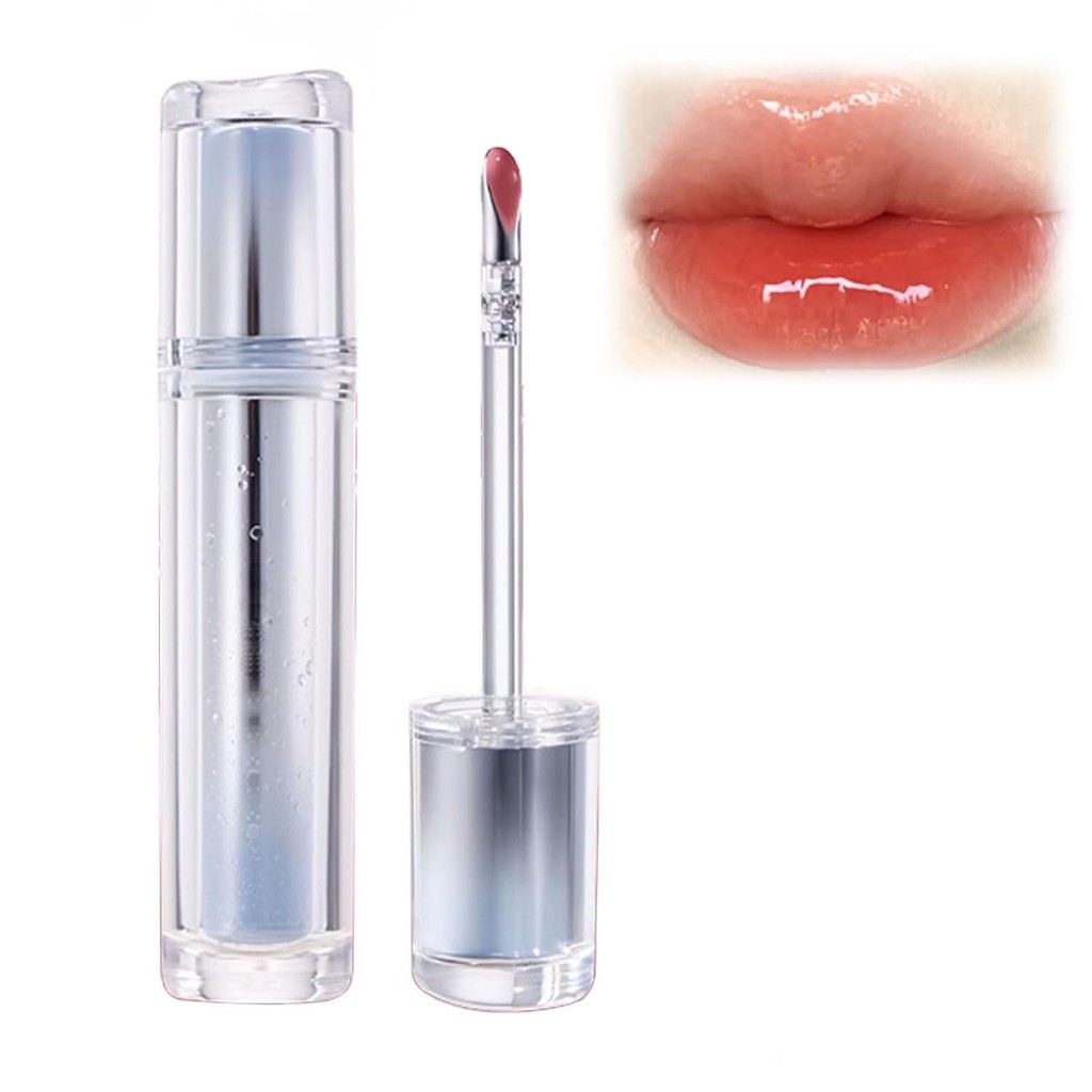 Lip Gloss, New Ice Watery Lip Gloss, Ice Iron Tinted Lip Tint, Glasting ...