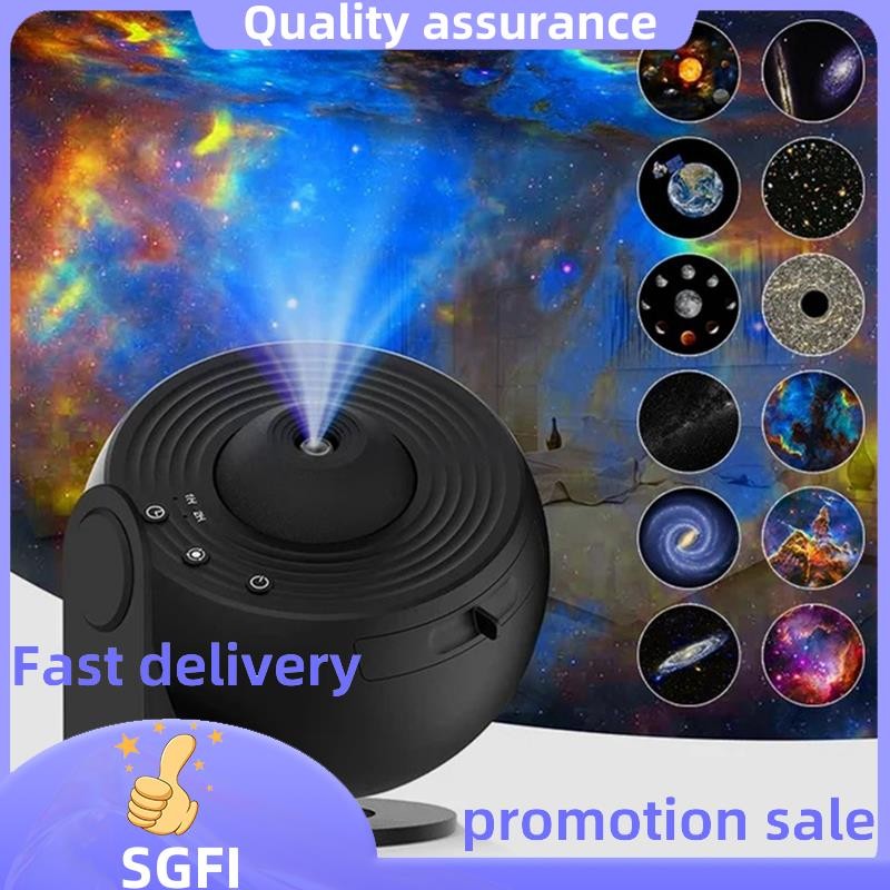 Galaxy Starry Projector Lamp 360° Rotating Starry Night Light ...