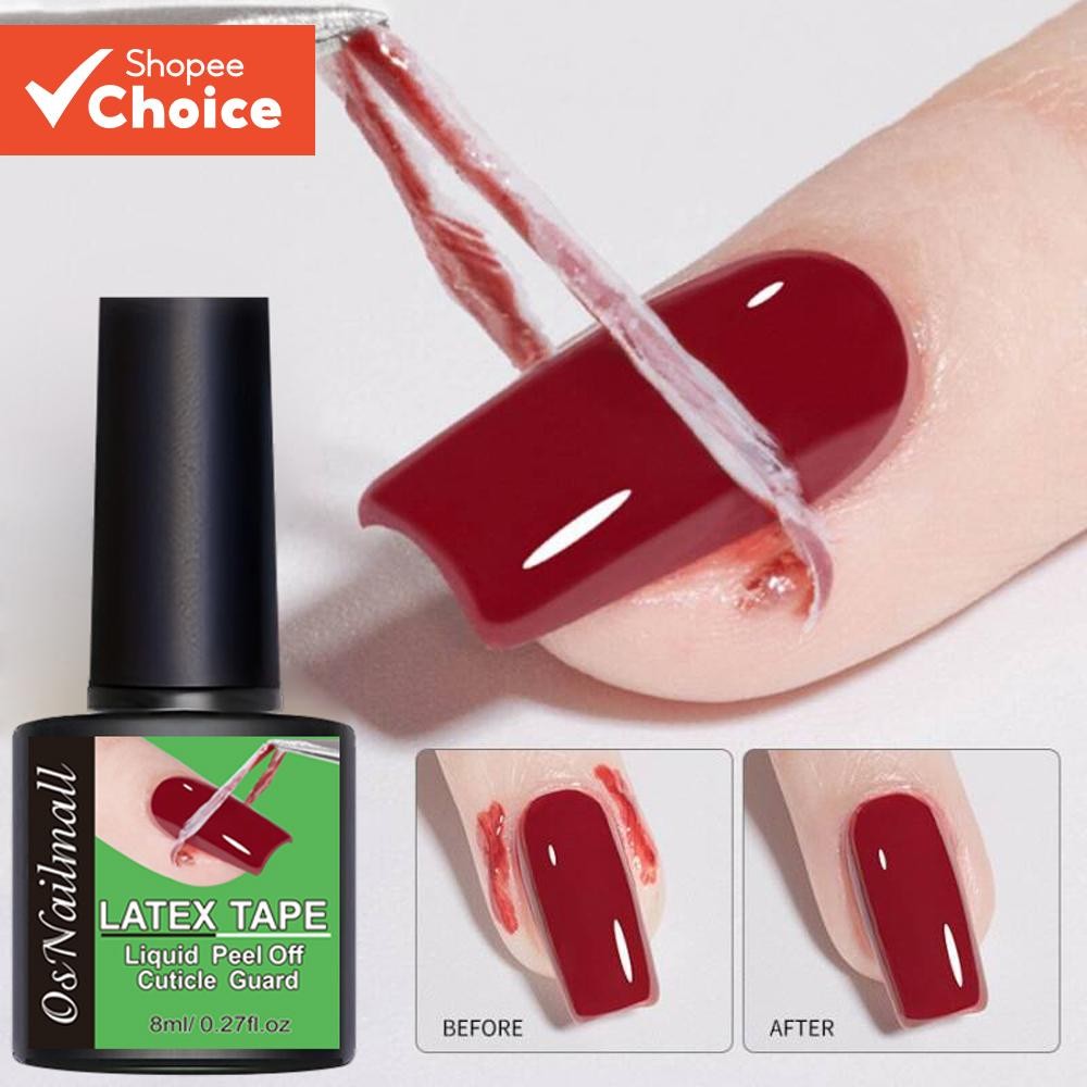 Liquid Latex For Nails, Fast Drying Latex Tape Peel Off Cuticle Guard ...