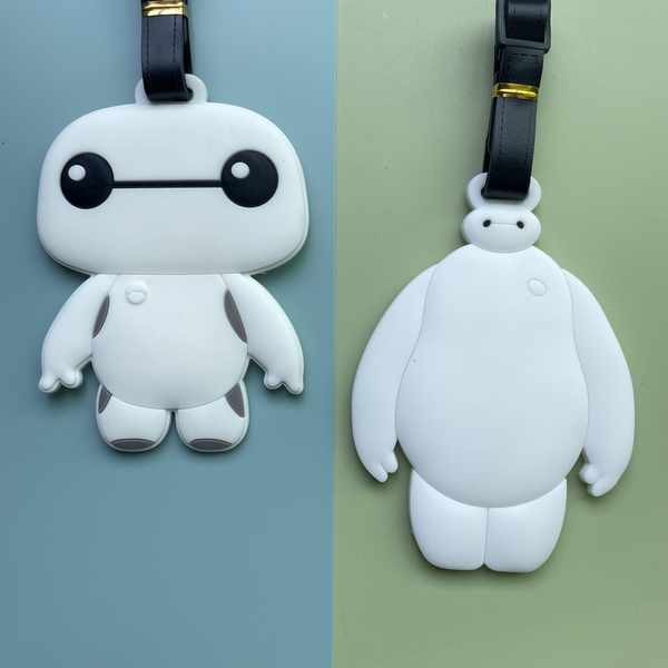luggage tag Super Marine Cute Big White baymax Luggage Tag Backpack ...