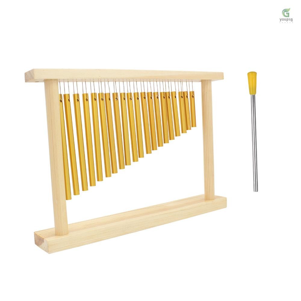 20-Tone Table Top Bar Chimes 20 Bars Single-row Musical Percussion ...