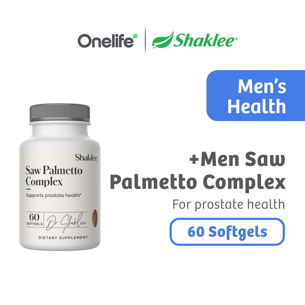 Shaklee +Men Saw Palmetto Complex 60 Softgels - For Prostate Health ...