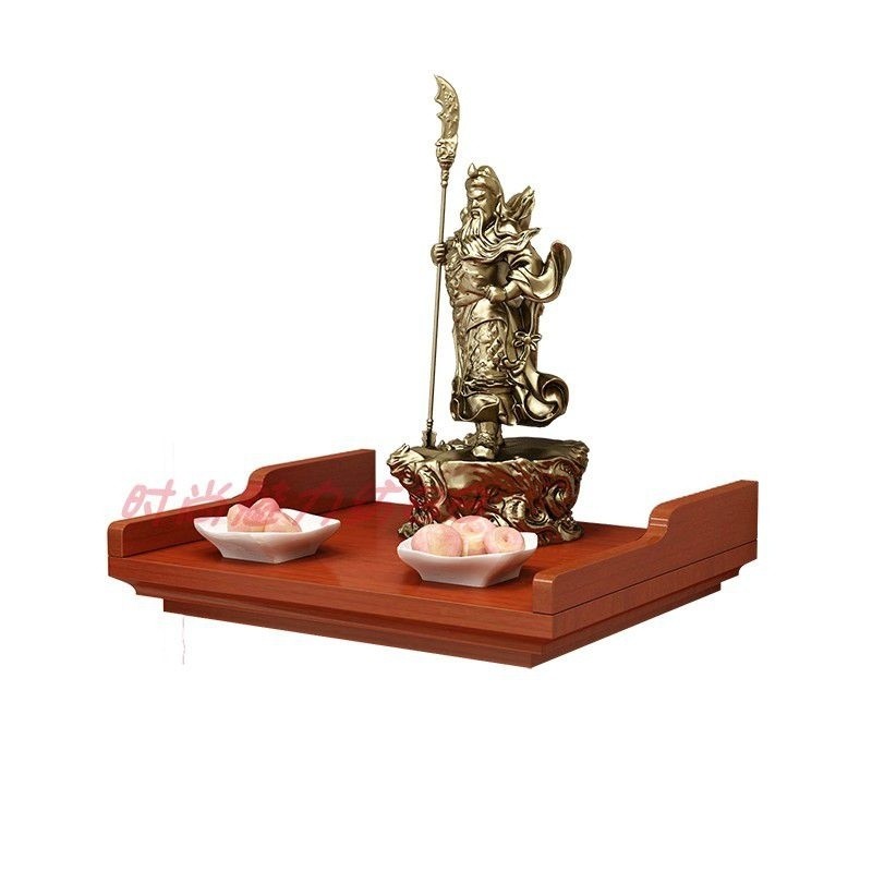 Buddha Shrine God of Wealth Solid Wood Offering Table Home Worship ...