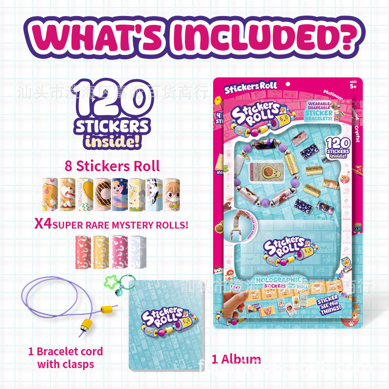 STICKI Rolls Sticki Bands - Wearable & Shareable Sticker Bracelet ...