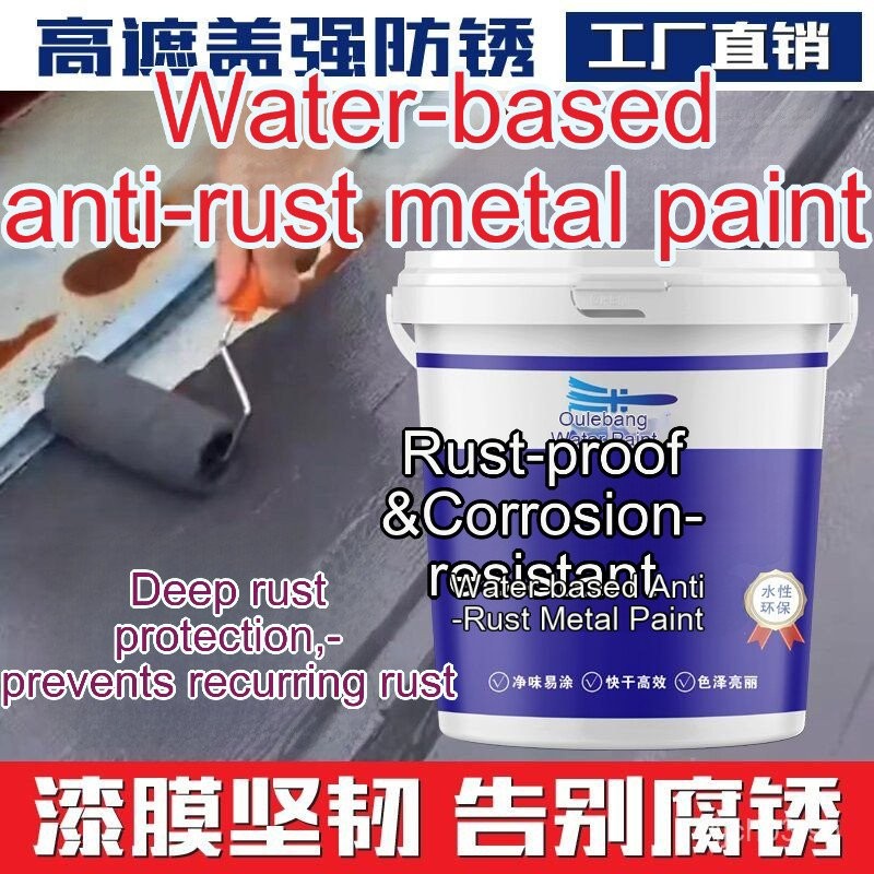 Water-based Metal Anti-Corrosion Anti-Rust Paint No Sanding Required ...