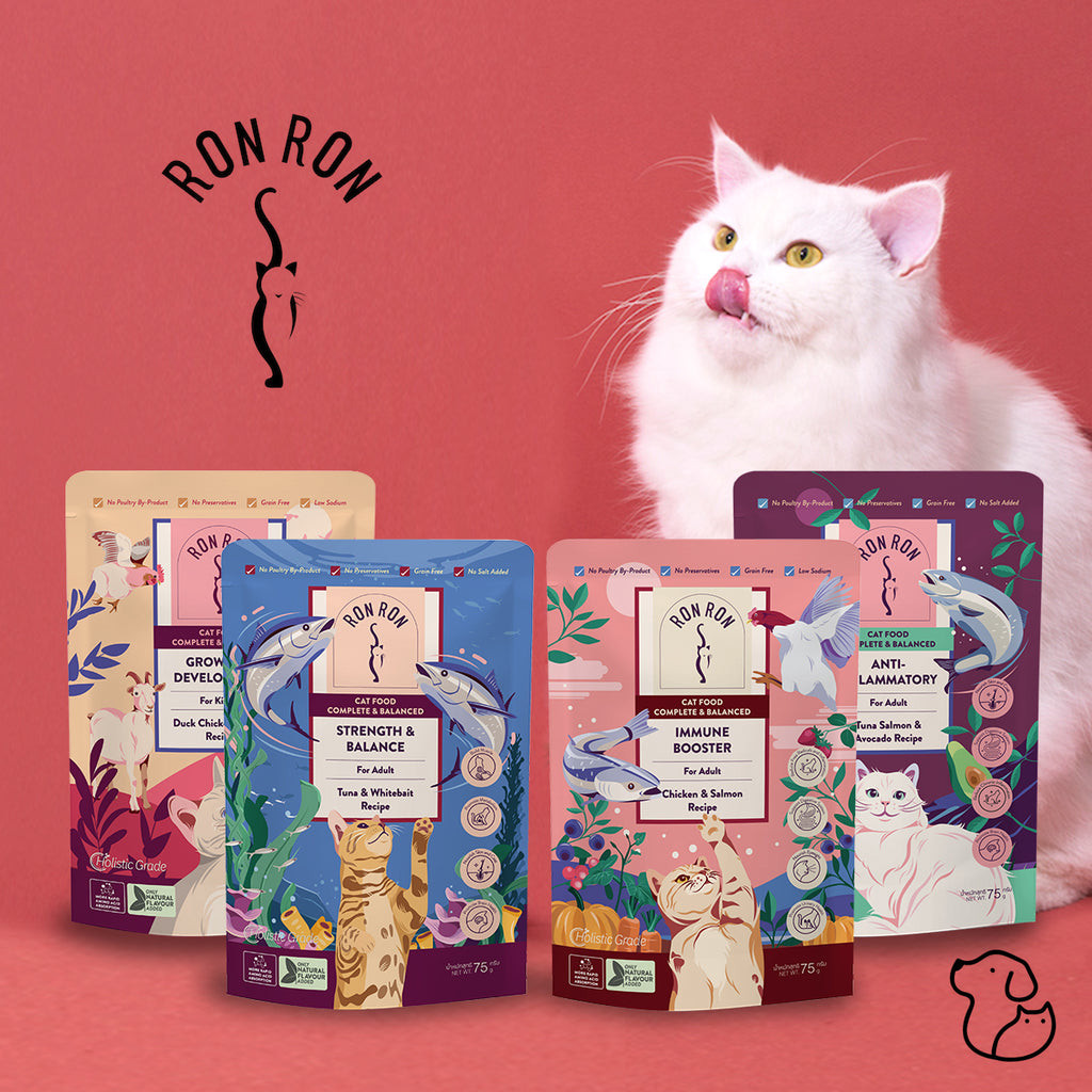 Ron Ron Halal Cat Food Complete Meal | Shopee Singapore