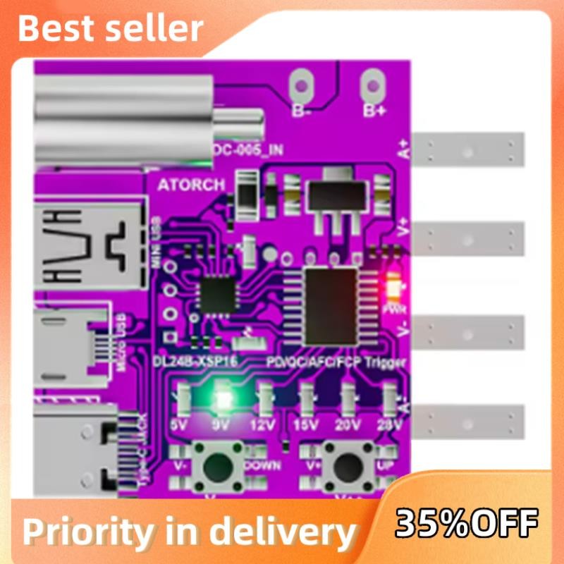 Type-C PD3.1 Fast Charging Protocol 4-Wire Test Board Voltage Meter ...
