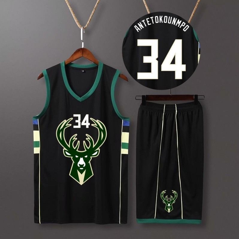 Deer Team No. 34 Letter Jersey Basketball Uniform Suit Couple College ...