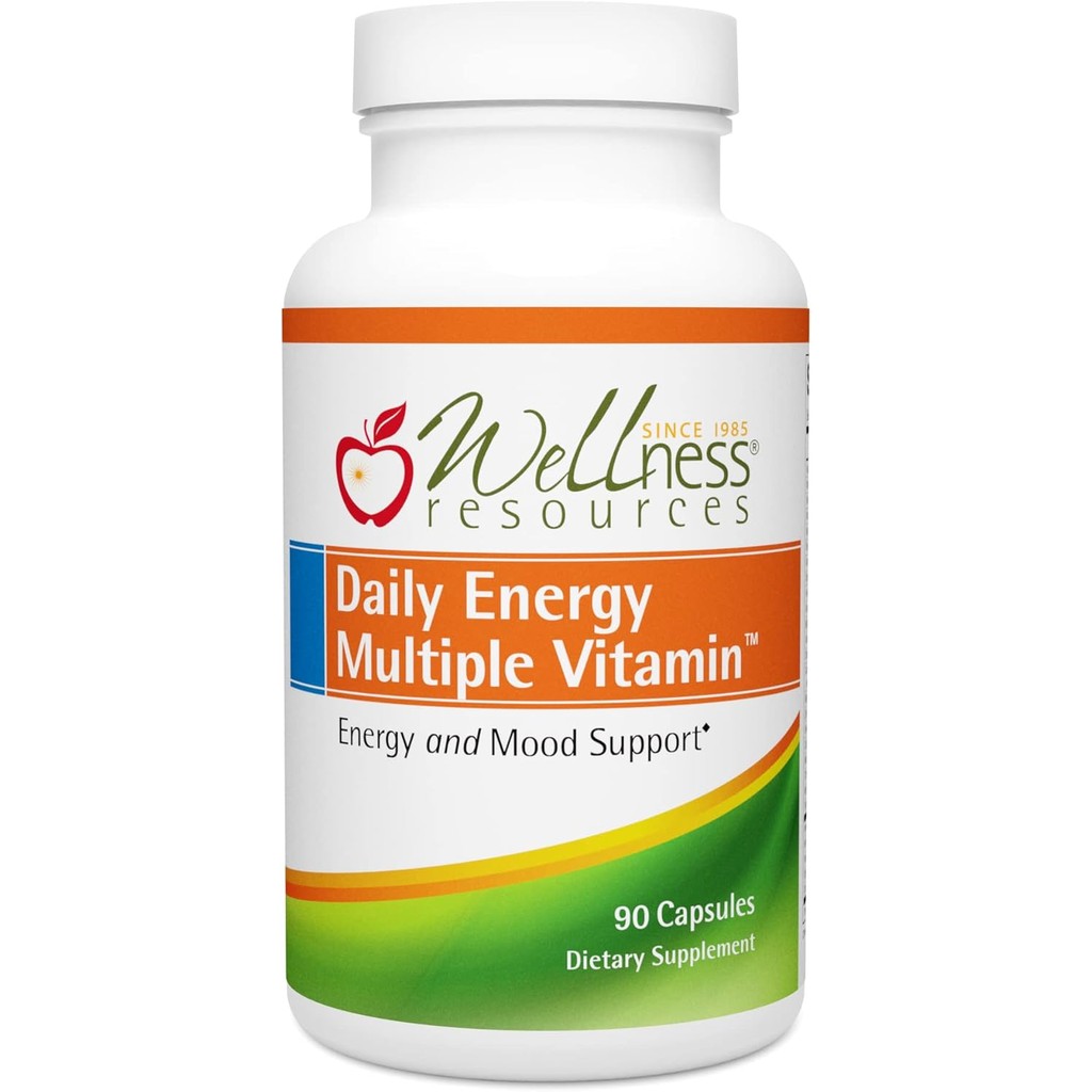 Wellness Resources Daily Energy Multiple Vitamin - 100% coenzyme B ...
