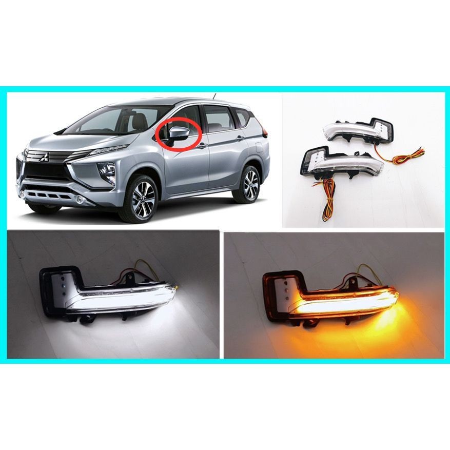 Mitsubishi Xpander (2020 to 2023) LED Side Mirror DRL Daylight X-pander ...