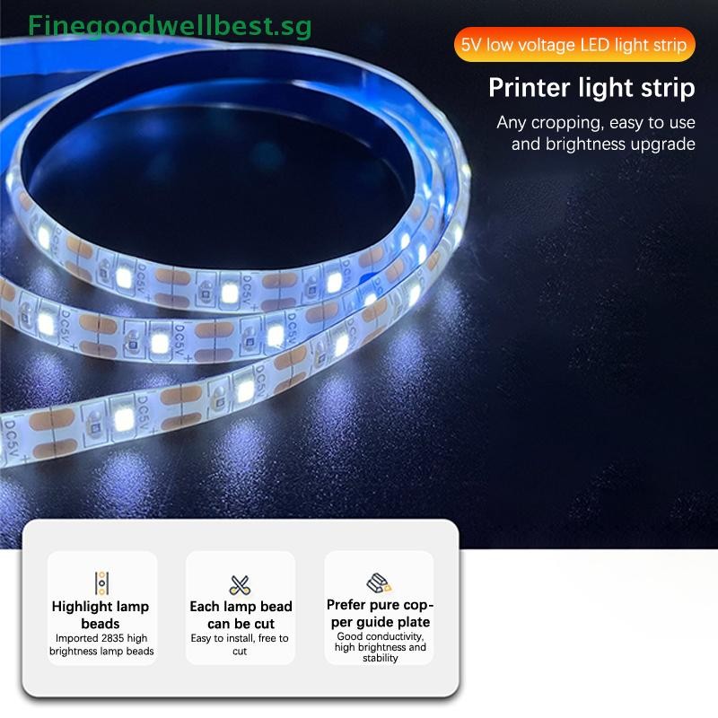 FBSG For Bambu Lab Light P1p P1s X1C LED Lights Strip LED Light Kit 5V ...