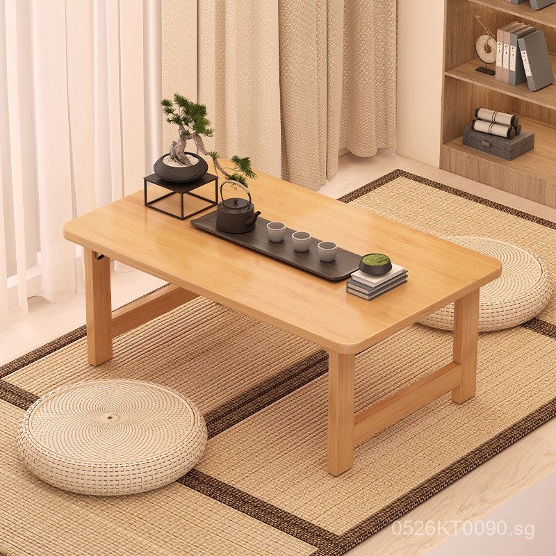 Tatami Wide Small Tea Table Zen Tea Table Kang Table Household Square ...