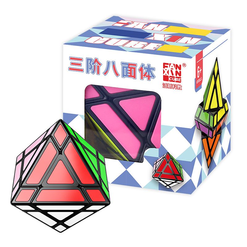 FanXin Octahedral 3X3 Cube Magic Cube Speeding Stickerless Fidget Toys ...