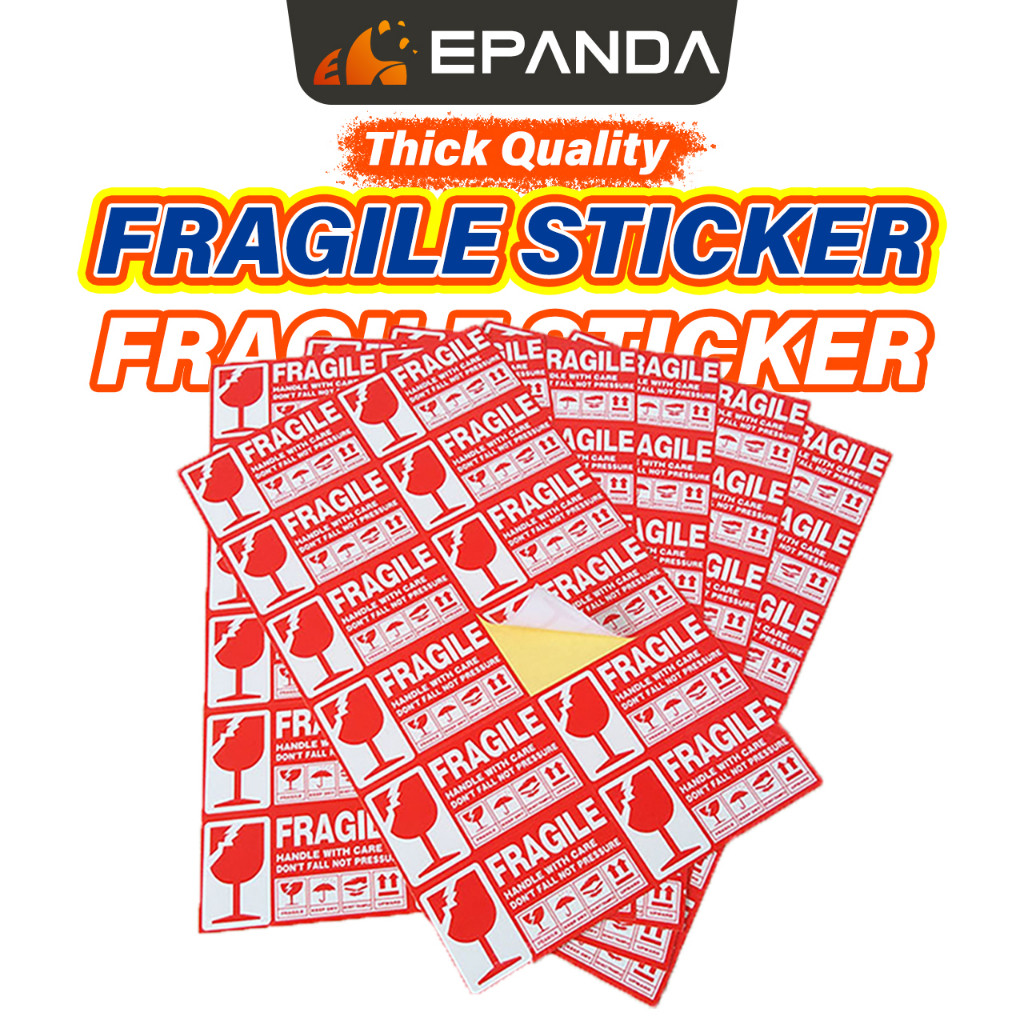 EPANDA Fragile Sticker Sticker Label Fragile Tape Courier Bag Parcel ...