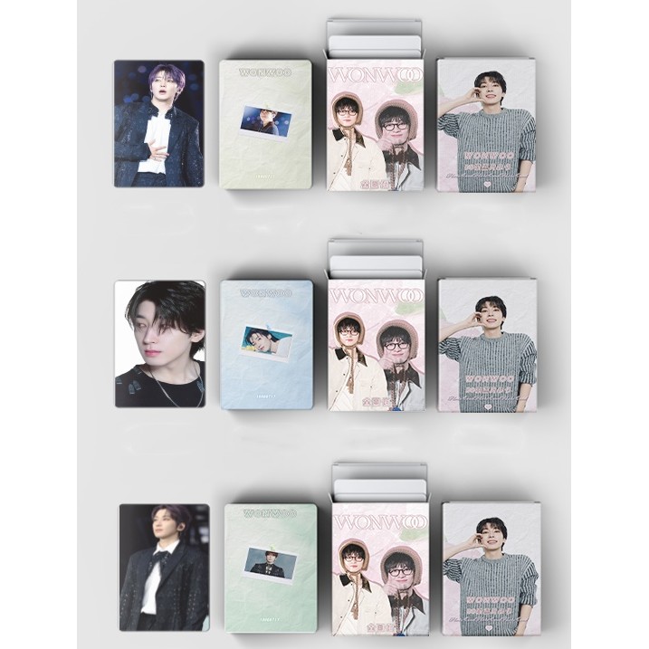 50-55pcs SEVENTEEN HAPPY BURSTDAY Holographic Laser LOMO Cards THUNDER ...