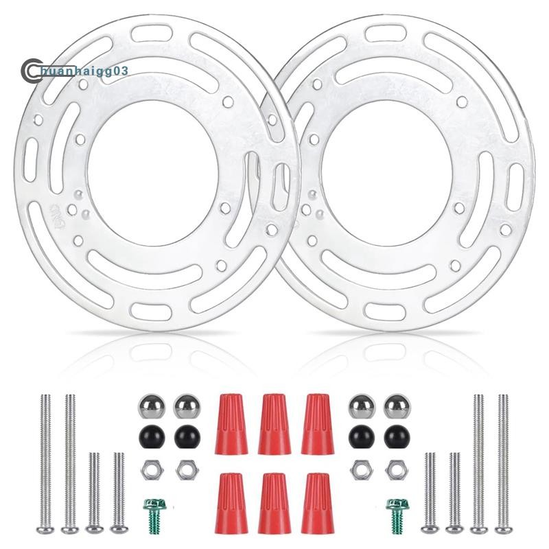 2 Pack Light Fixture Mounting Brackets, Ceiling Light Mounting Plate ...