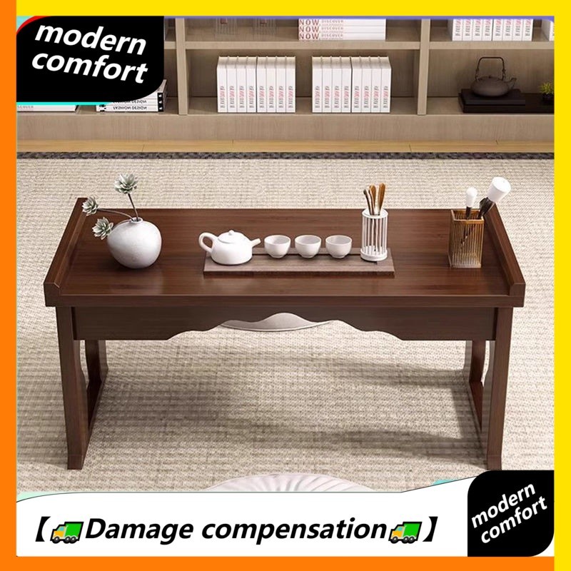 Solid Wood Tatami Tea Table Japanese Style Bay Window Small Table Zen ...