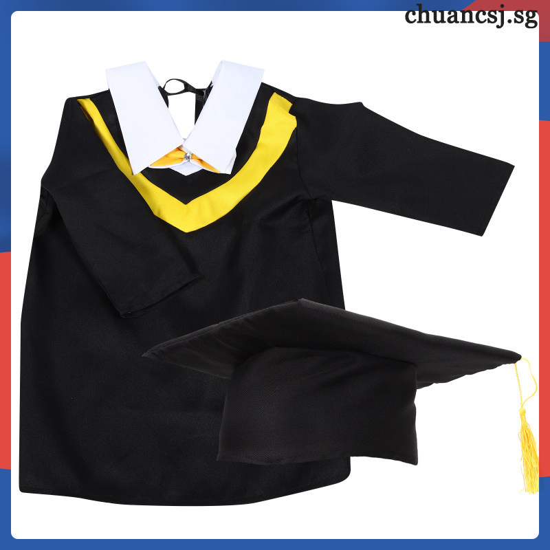 Graduation Outfits Kindergarten Doctor's Clothing Hat Gown for Kids ...
