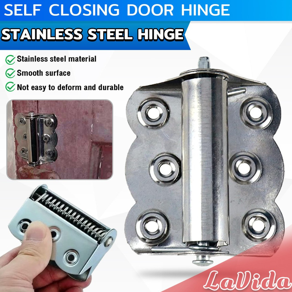 LVD Stainless Steel Hinges Hardware Spring Loaded Hinge Butterfly Self ...