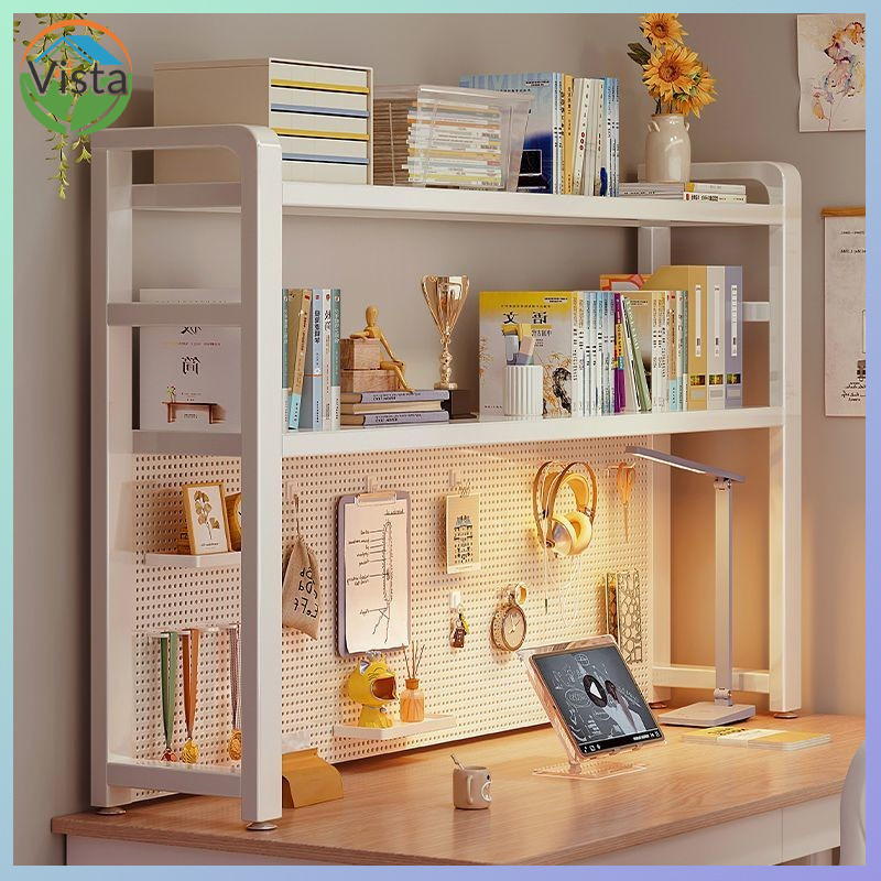 Desktop Storage Rack Desktop Bookshelf Desk Storage Wire-Rap Board ...