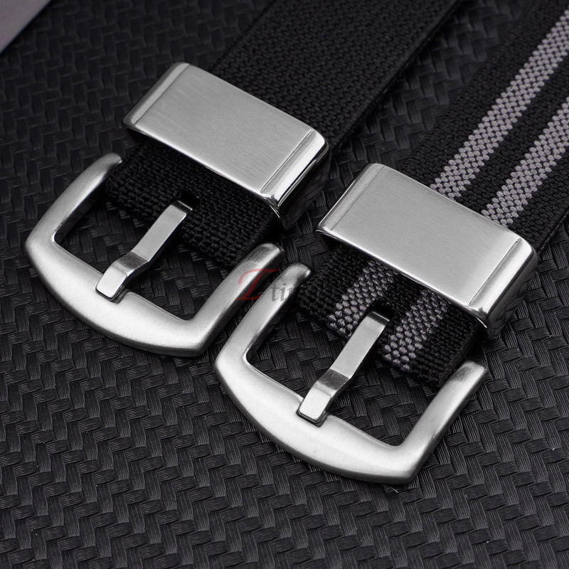 Nylon Canvas Nato Strap 18mm 20mm 22mm 24mm Stainless Steel Buckle ...
