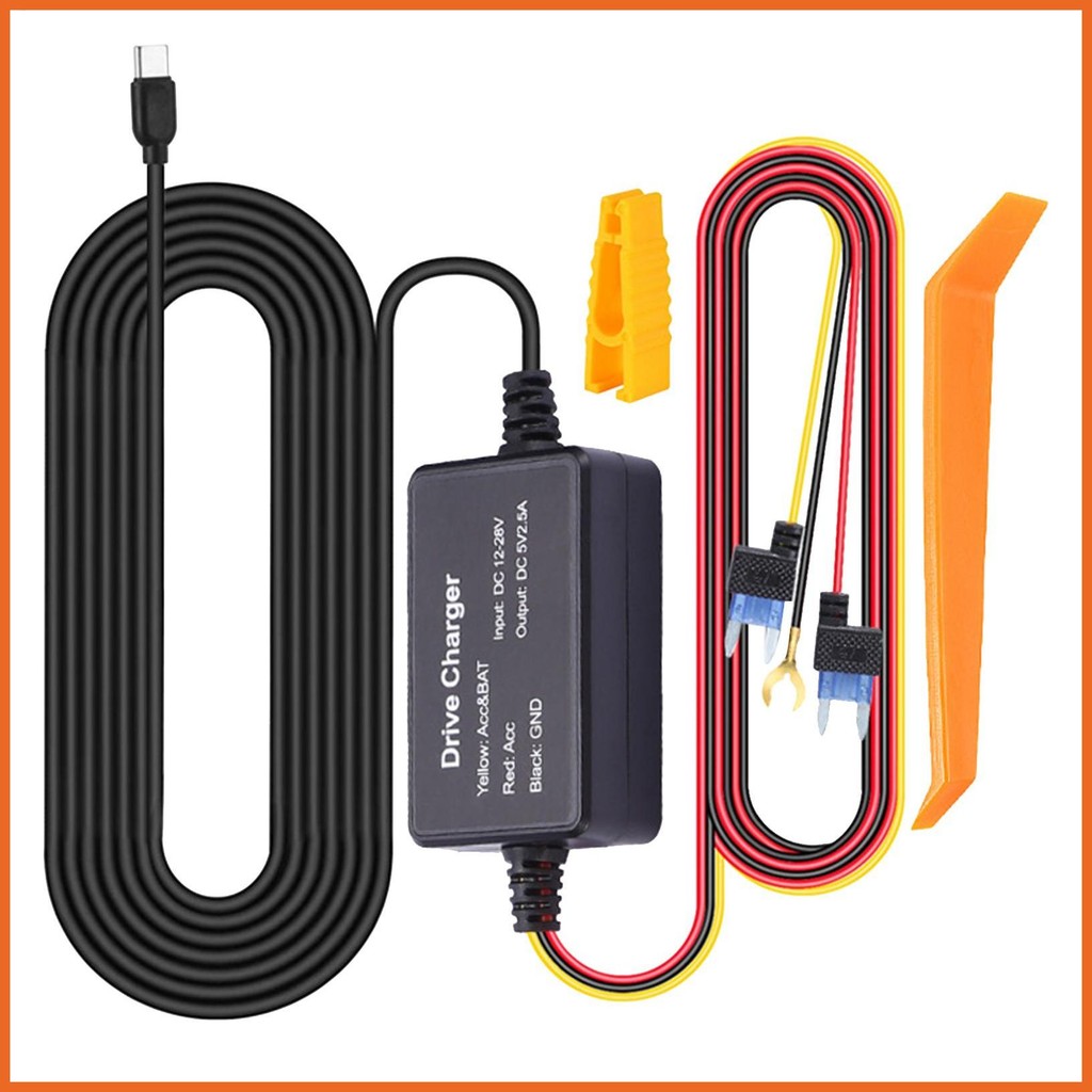 Dashcam Hardwire Kit Cable Hardwire Adapters Multi-purpose Extension ...