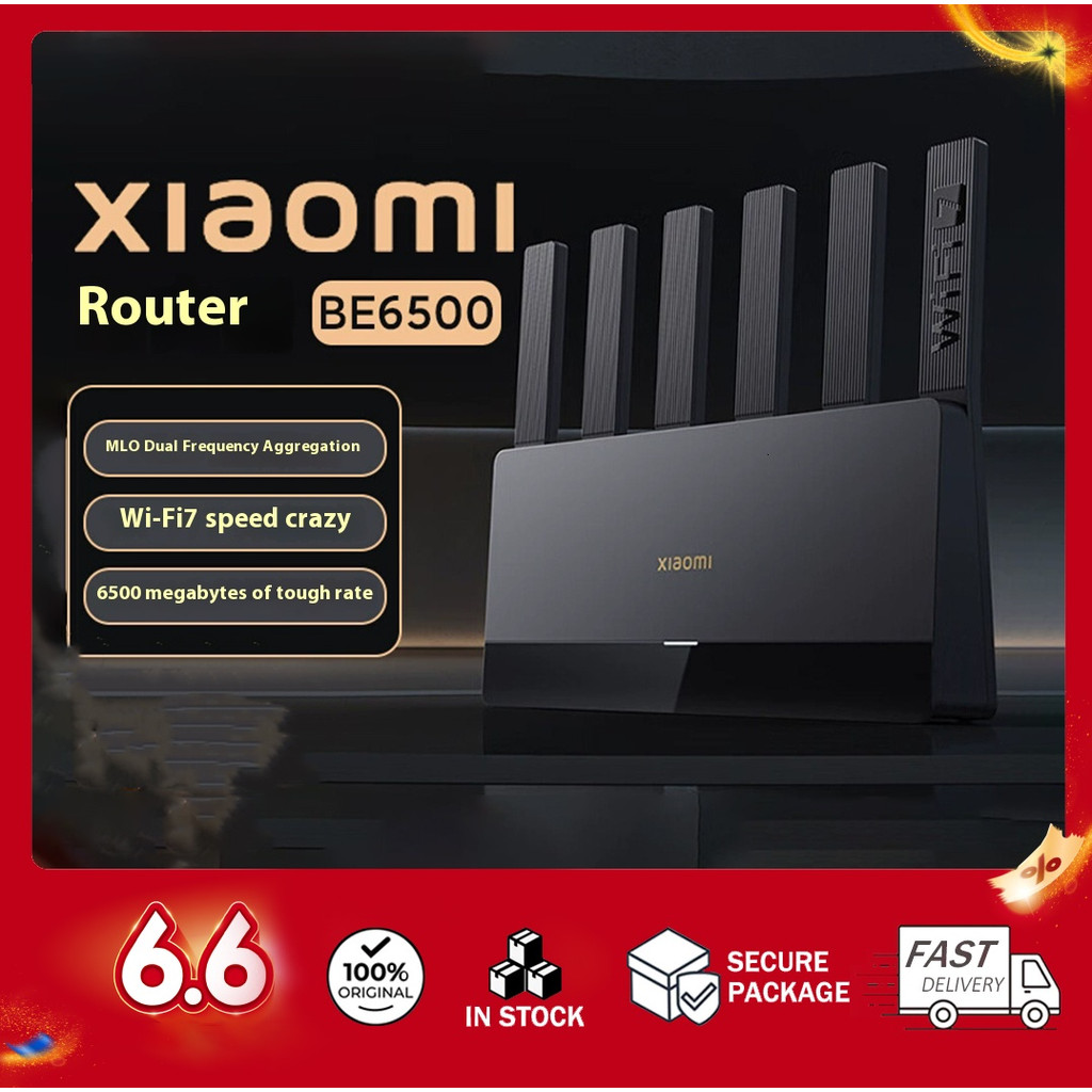 Xiaomi router BE6500 Wi Fi 7 6500 Mbps full 2.5G network port 4-core ...
