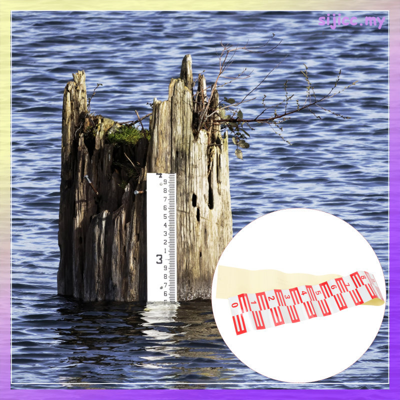 Water Level Indicator Scale Pool Ruler Liquid Plant Gauge Sticker ...