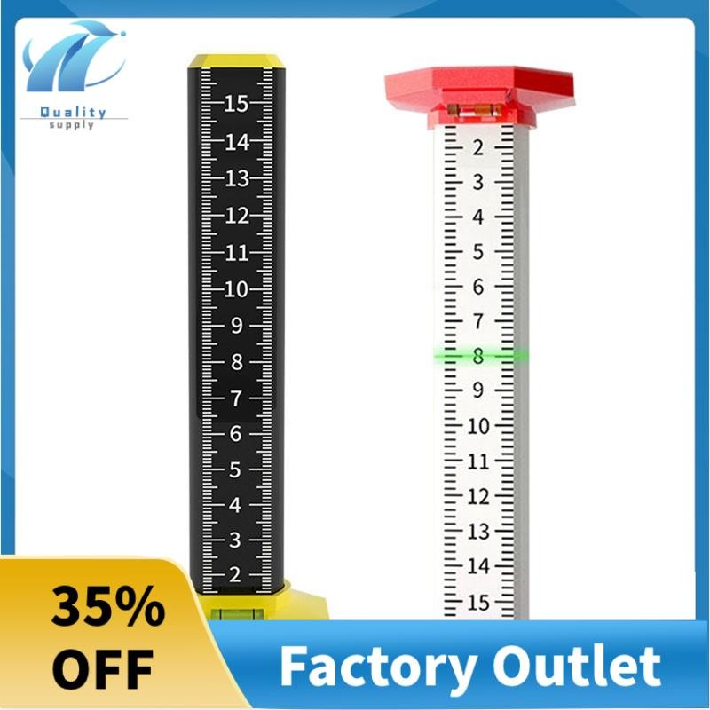 2Pcs Ceiling and Floor Tile Height Ruler, Measuring Ruler with Magnetic ...