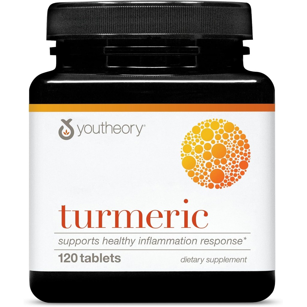 Youtheory Turmeric Advanced - 450 mg Turmeric Supplement - with 15 mg ...