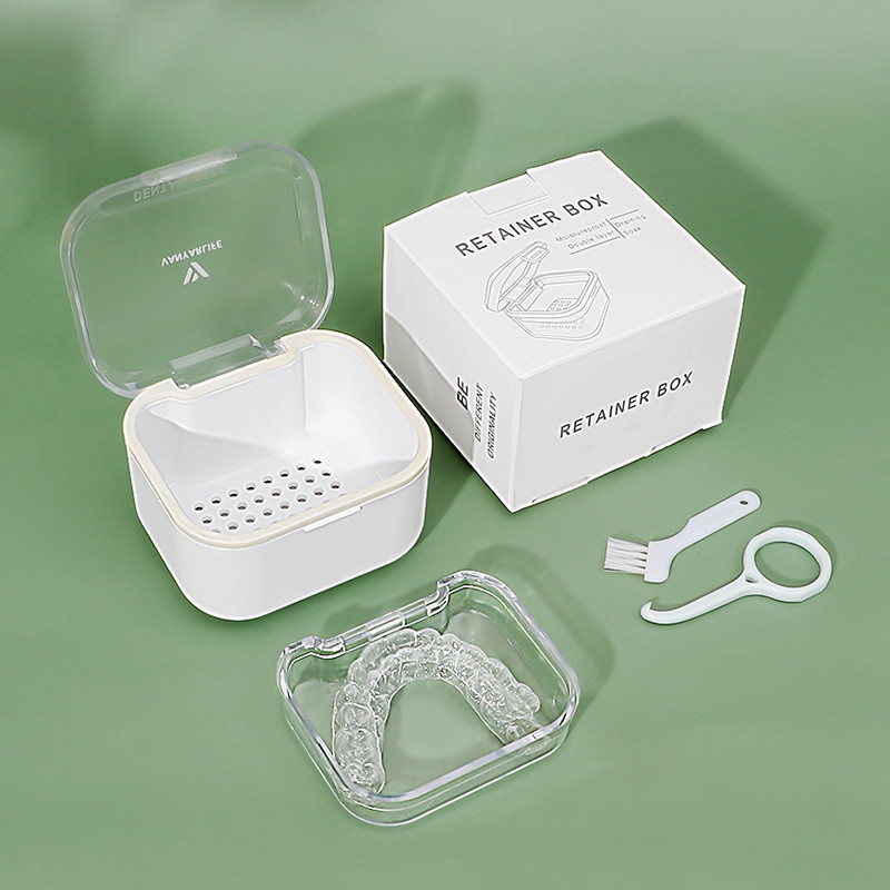 Invisible Tooth Socket Retainer Storage Box Dentures Orthodontic Teeth ...