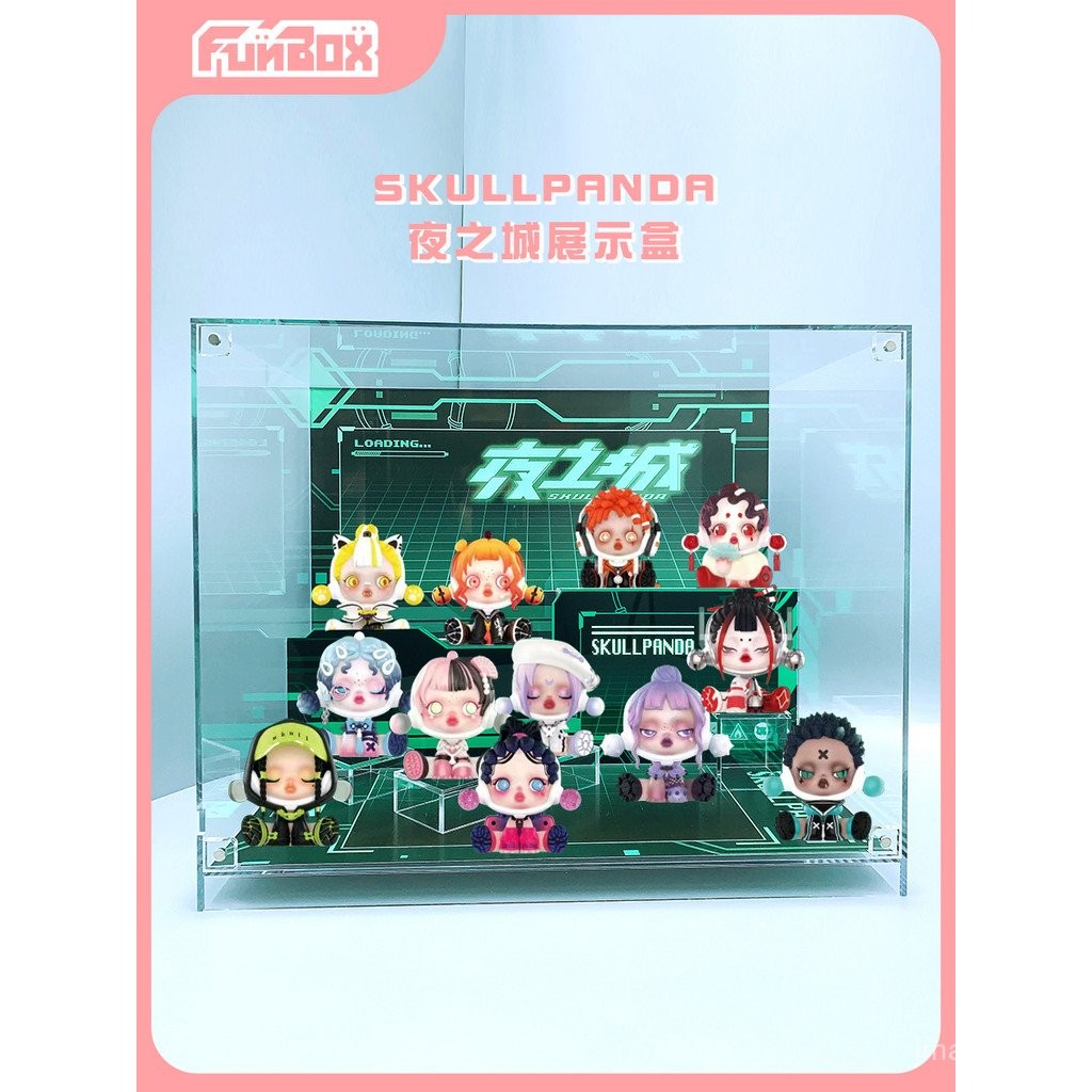 Pop mart skullpanda Night City Series Blind Box Figurine Display ...