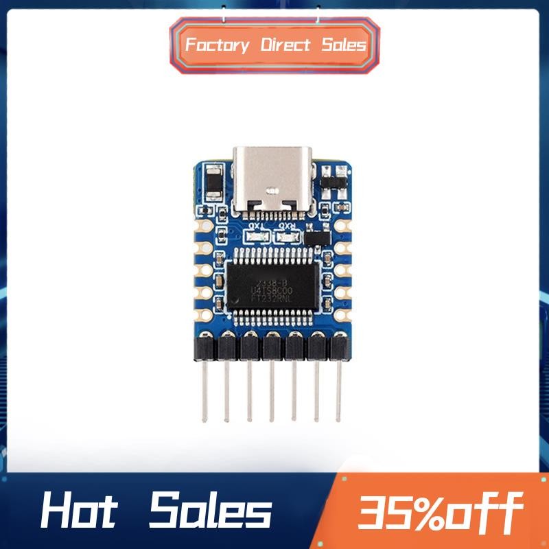 FT232 Serial Communication Module USB to TTL UART TYPE-C Serial Adapter Module 3.3V/5V Level for ...